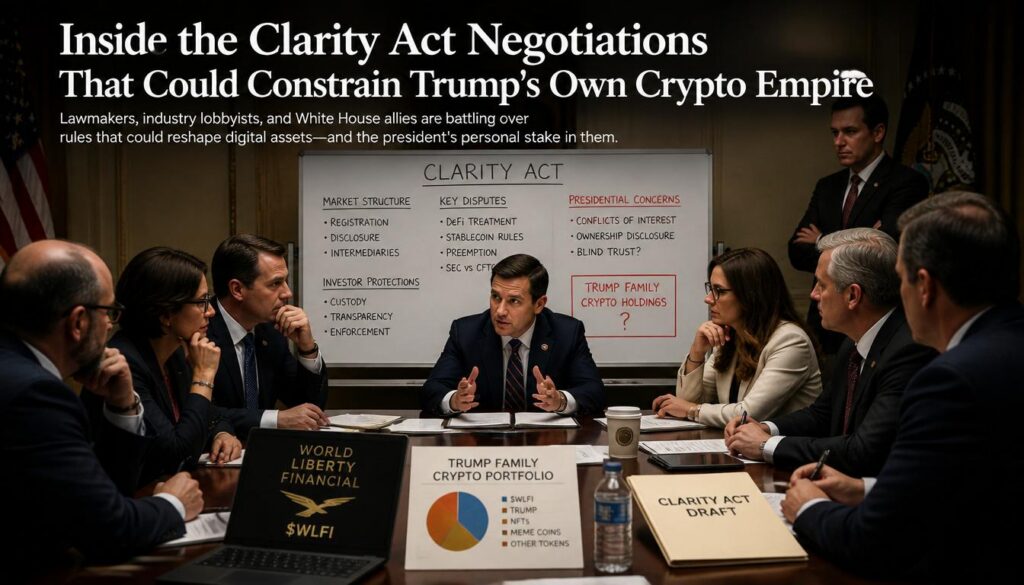Inside the Clarity Act Negotiations That Could Constrain Trump's Own ...